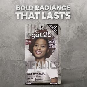 Got2B | Hair | Nib Got2b Metallics Permanent Hair Color M65 Deep Red ...